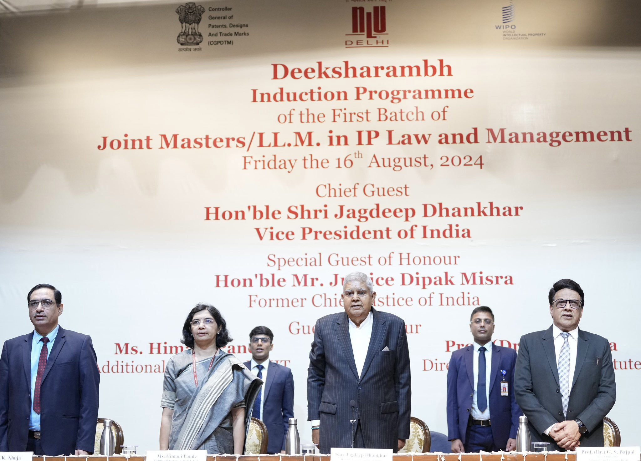 Vice-President’s Speech at the National Law University Delhi – THE OPEN ...